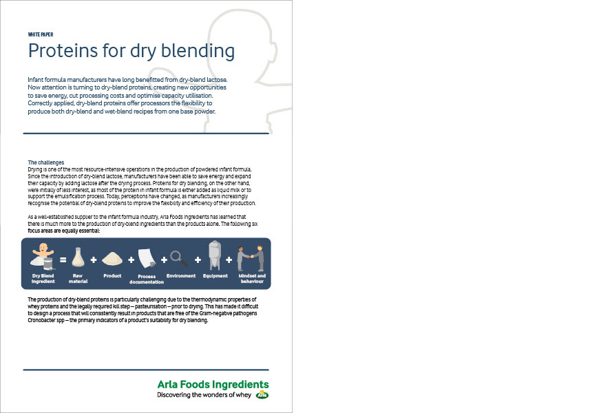 Early life nutrition ingredients: Alpha-lactalbumin | Arla Foods ...